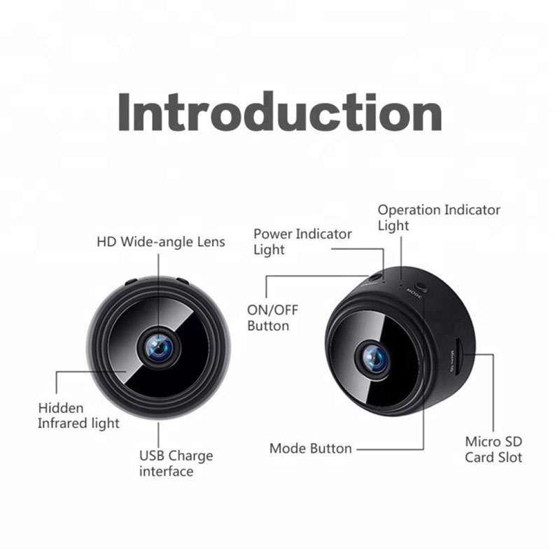 4K Wifi Mini Spy Magnet Camera - Spy Camera For Home Security Audio ...