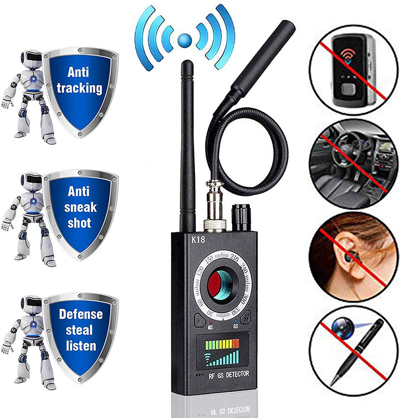 Spy Camera Detector And Wireless Bug Detector K18 | Rf Detector ...