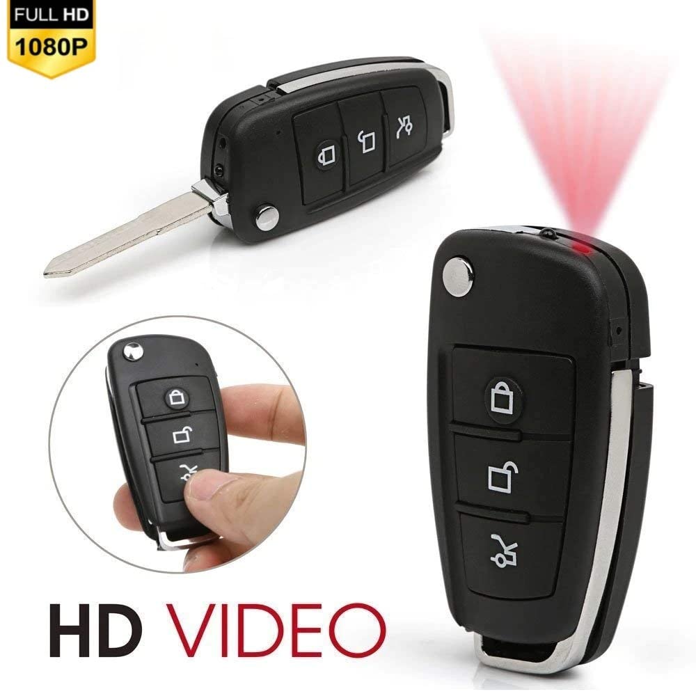 Spy Keychain Camera Night Vision With Audio Video Recorder