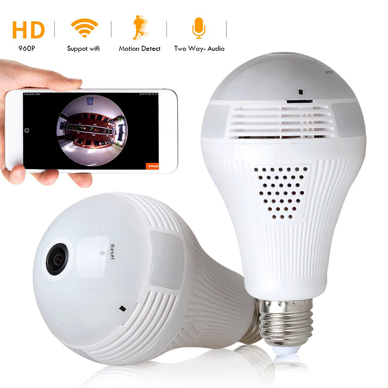 Wifi Spy Bulb Camera – Spy CCTV Camera | Led Bulb Night Vision Spy ...