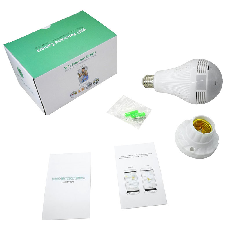 Wifi Spy Bulb Camera – Spy CCTV Camera | Led Bulb Night Vision Spy ...